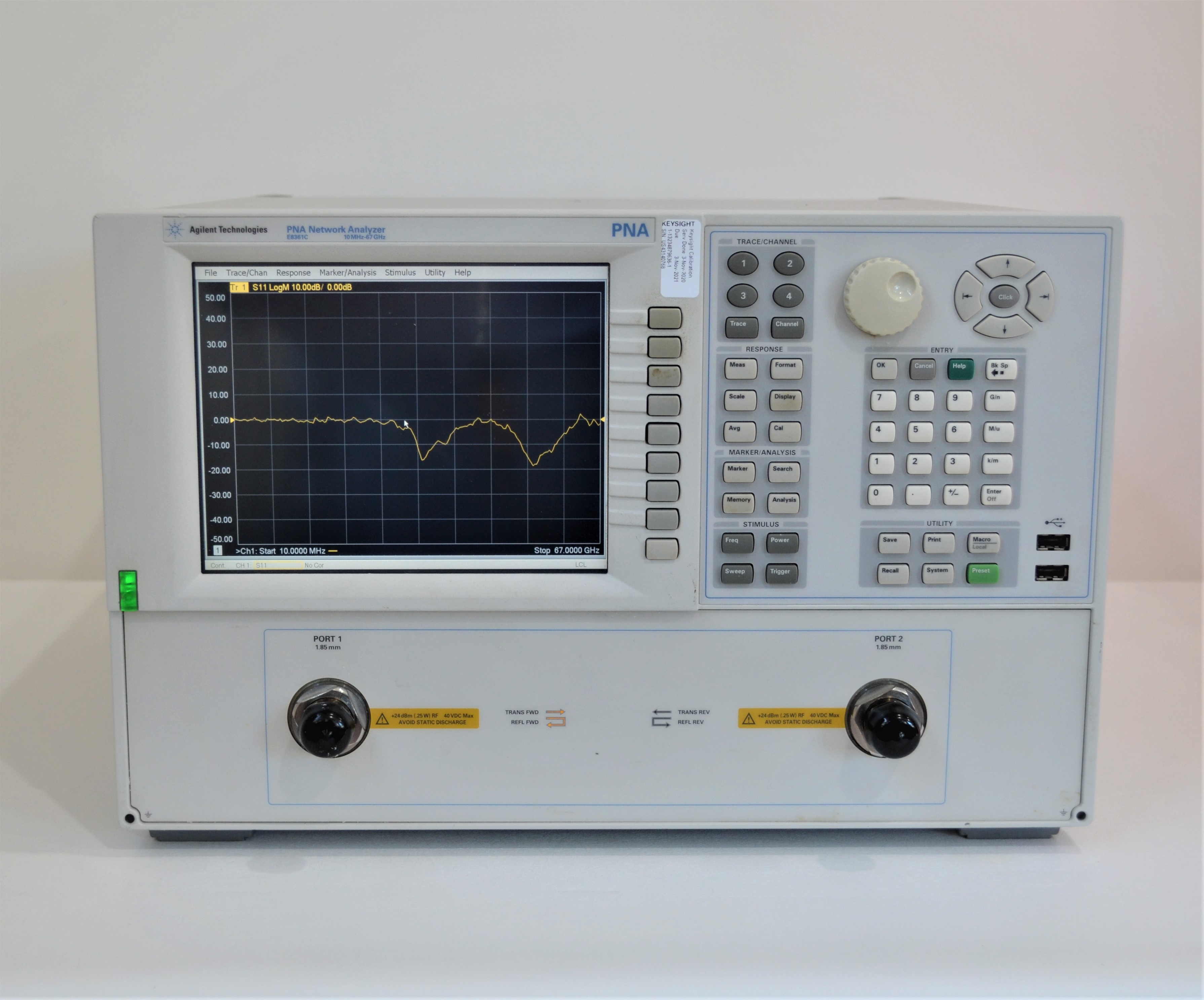 Used Keysight Technologies (Agilent HP) E8361C for sale by RF Test ...