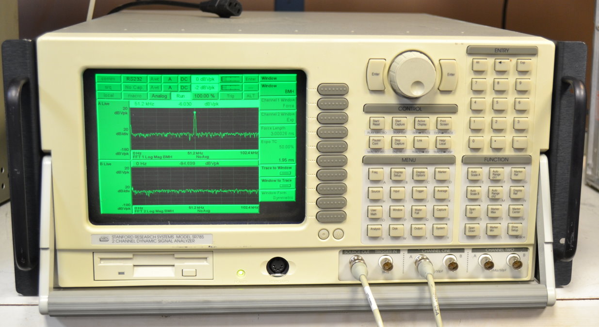 Used Stanford Research Systems SR785 for sale by Test Equipment Experts ...
