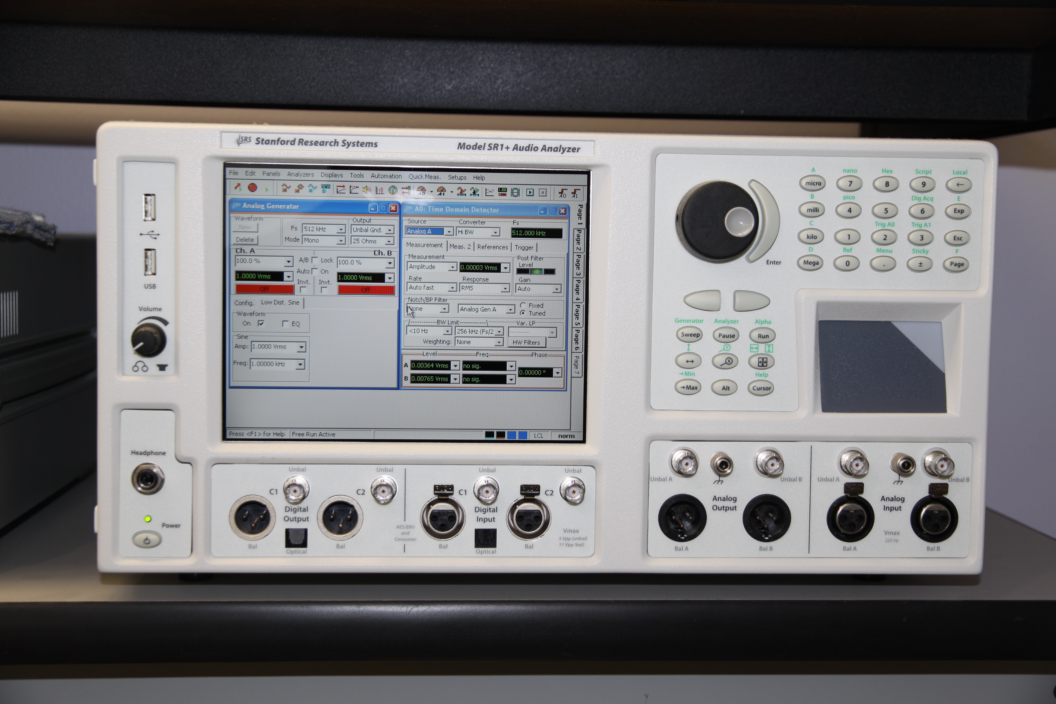 Used Stanford Research Systems SR1 + Audio Analyzer SR1 + for sale by Big Sky Audio, LLP | used ...