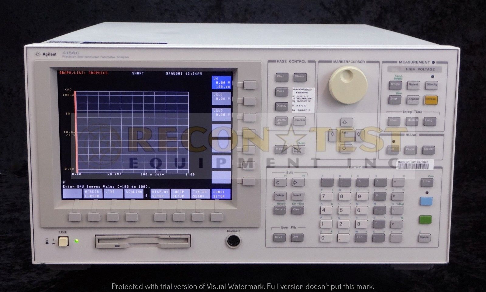 Used Keysight Technologies (Agilent HP) 4156C for sale by Recon Test ...