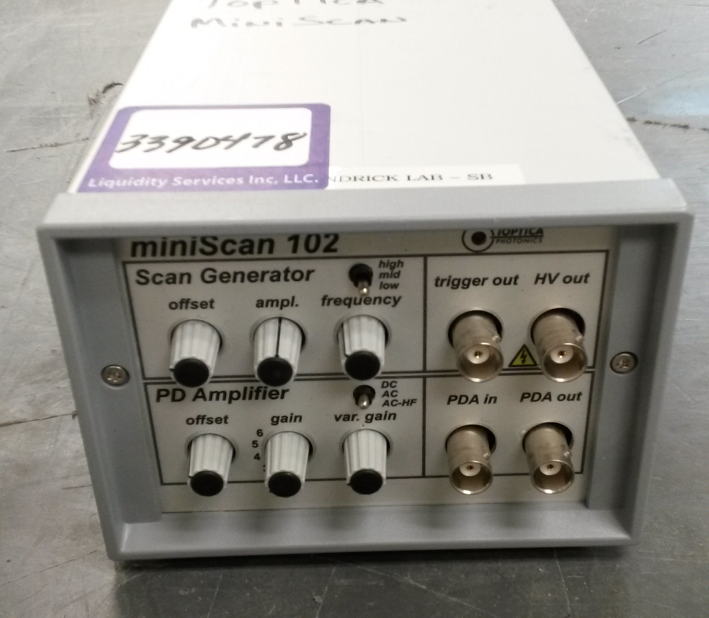 Used Toptica miniScan 102 for sale by AccuSource Electronics | used ...